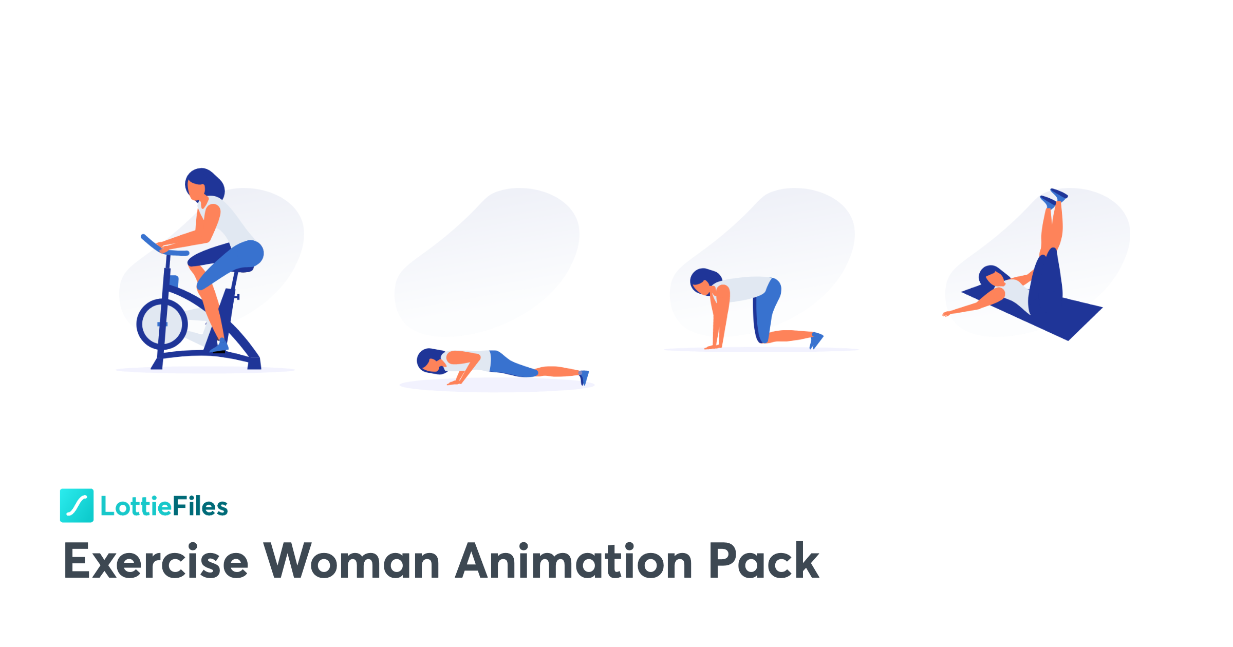 Compound Exercises Animation (Woman) - LottieFiles