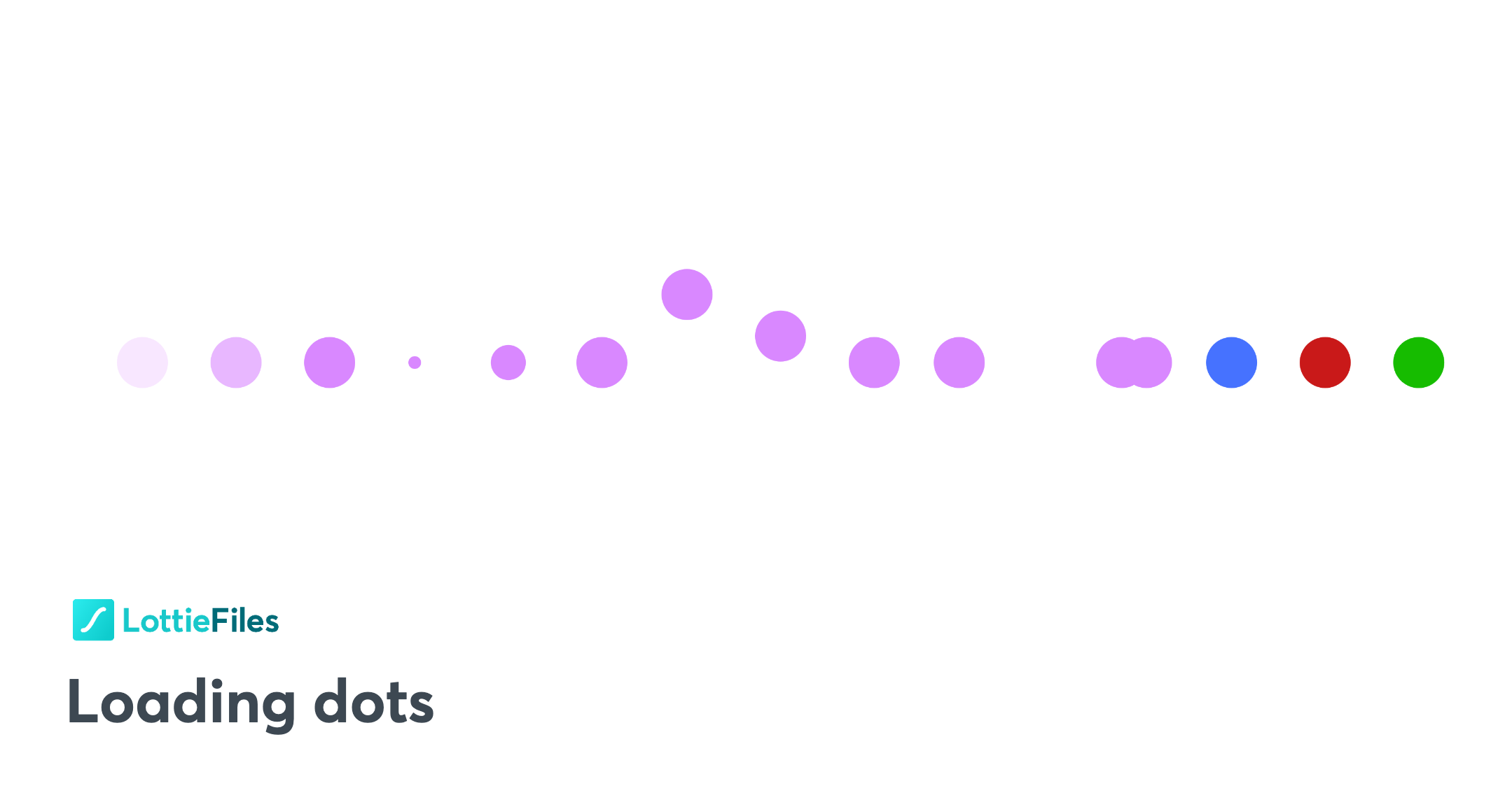 Loading dots - LottieFiles