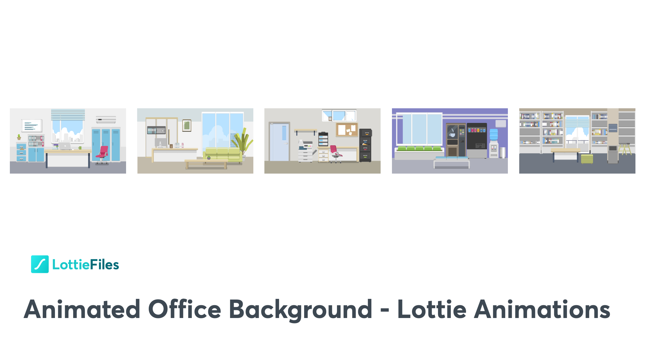 Animated Office Background - LottieFiles